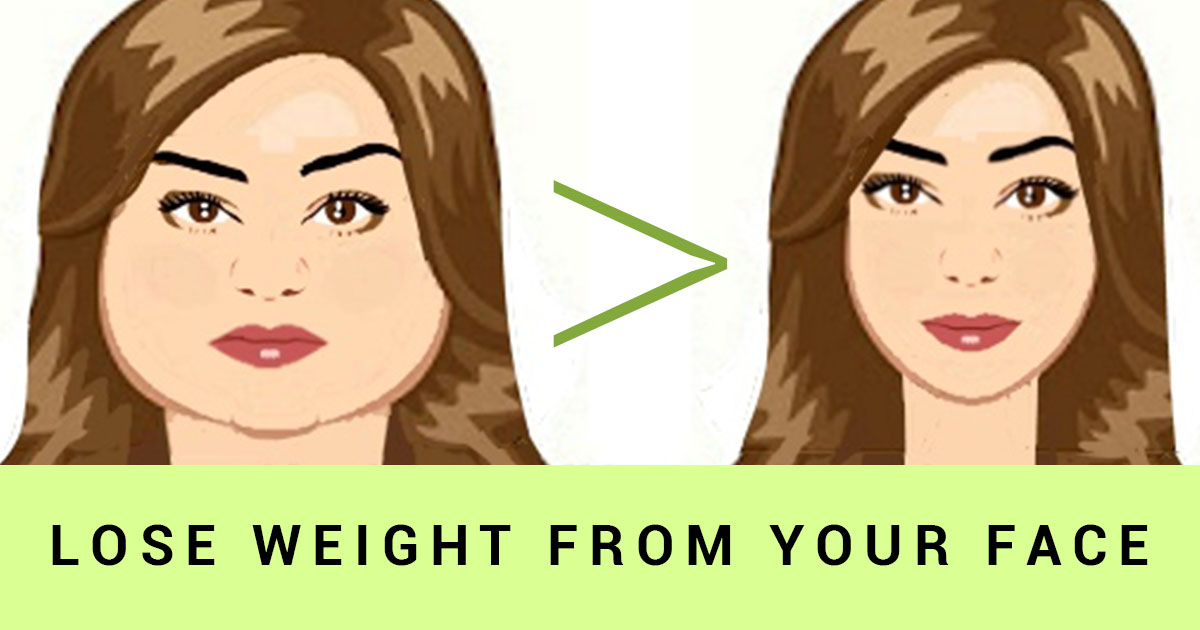 Simple & Effective Ways to Lose Weight from your Face - Healthy Natural ...
